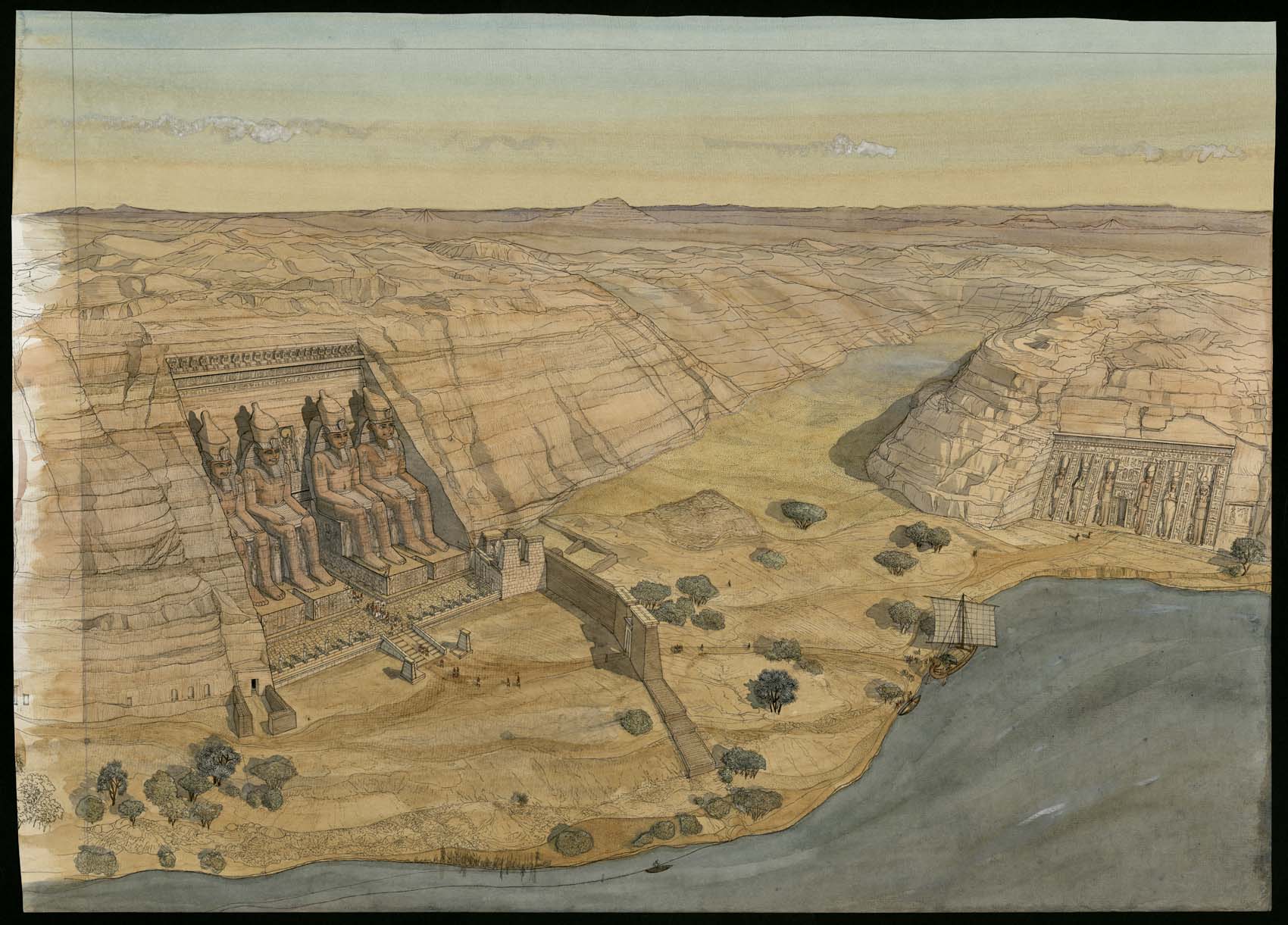 Abu Simbel, the temples - Jean-Claude Golvin